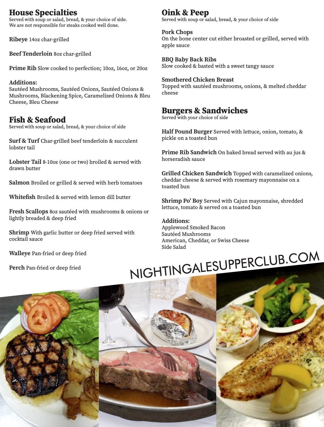 Nightingale Supper Club – Door County Today