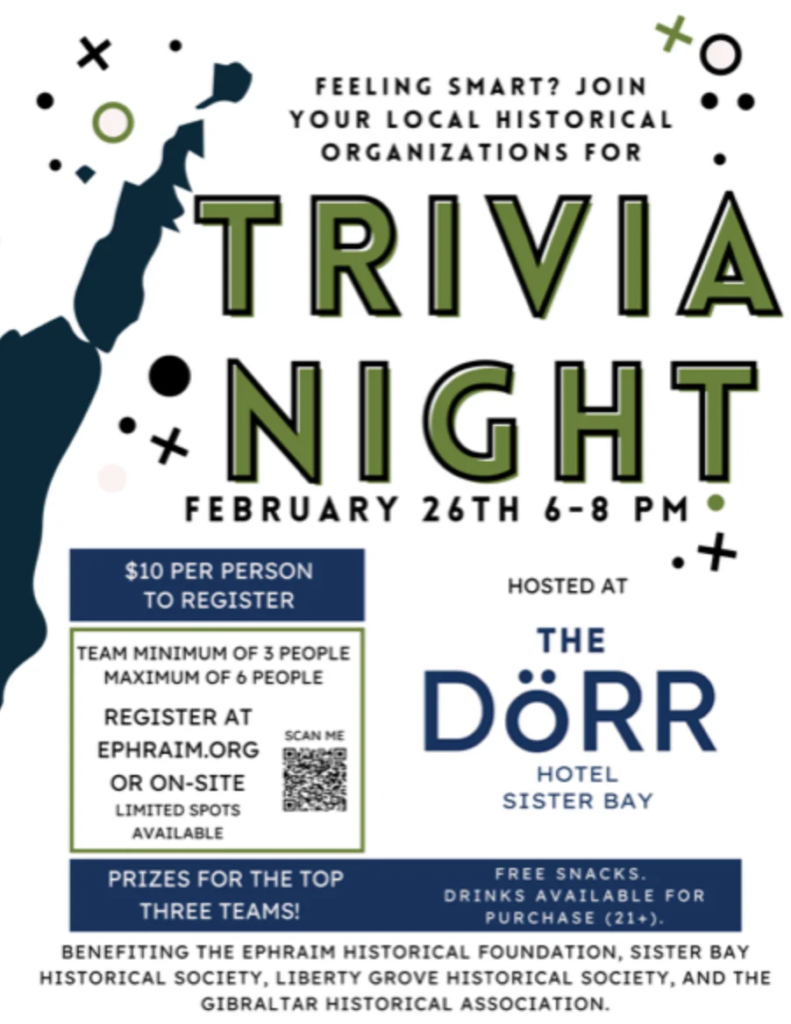 Trivia Night at The Dorr – Door County Today